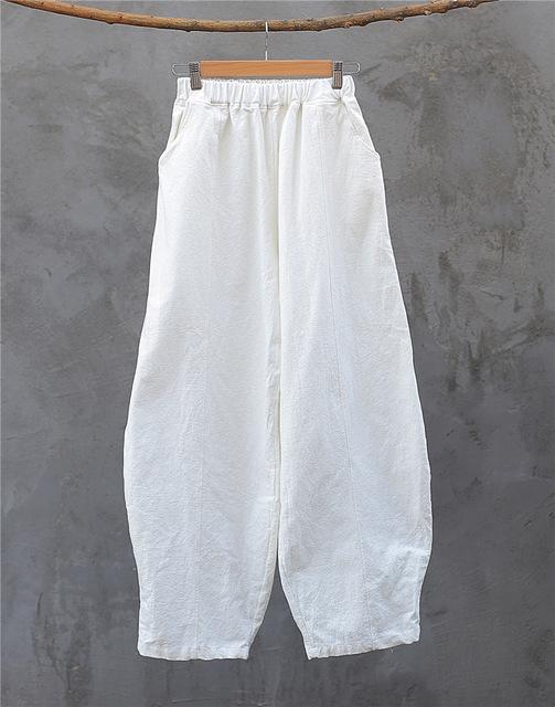Japanese Zen Cotton Linen Palazzo Pants | Zen – Buddhatrends